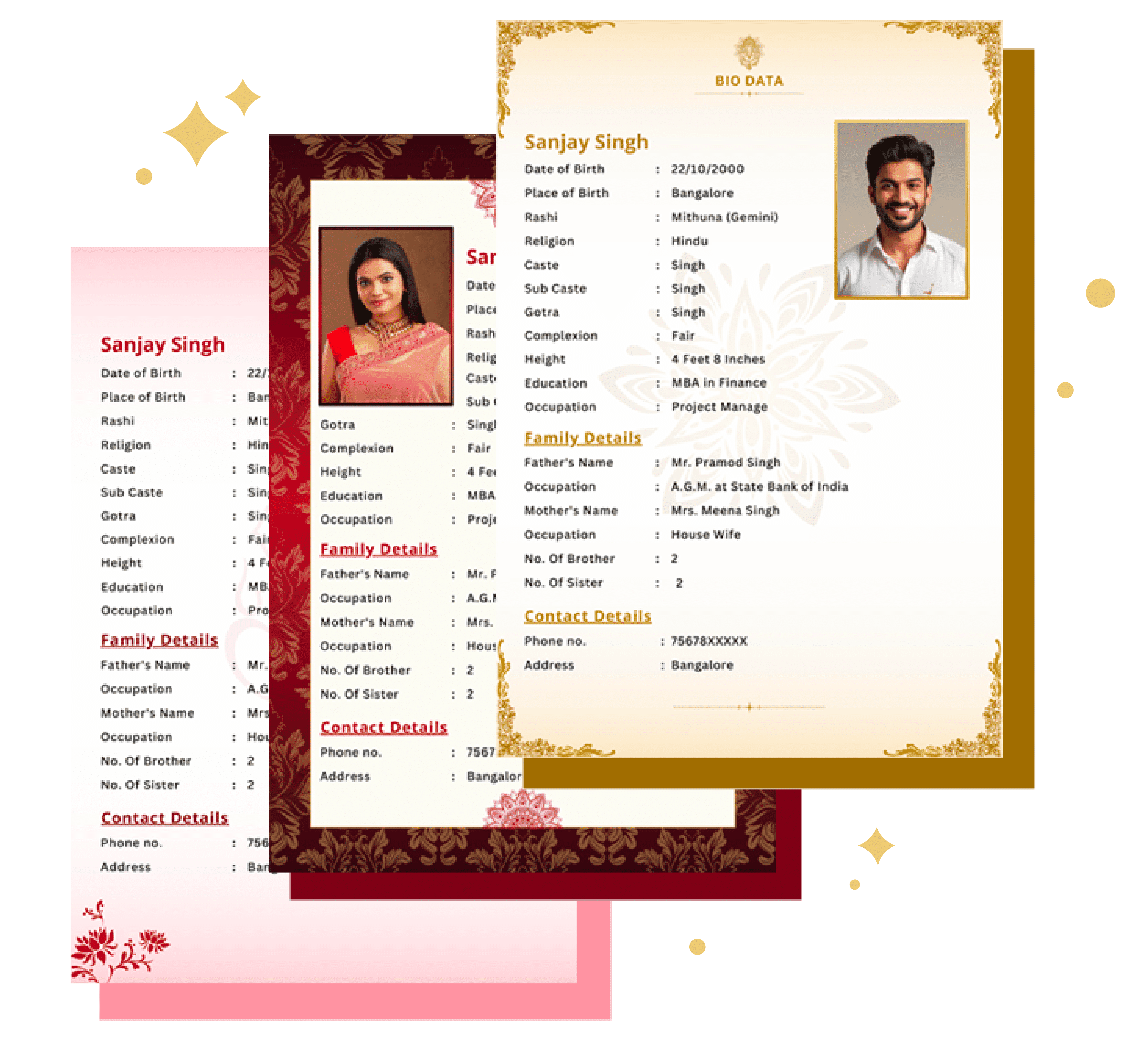 Biodata For Marriage Online - Create & Download Easily